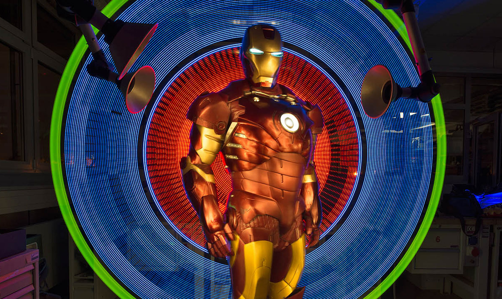 Ironman Laboratory - Light Art - JanLeonardo
