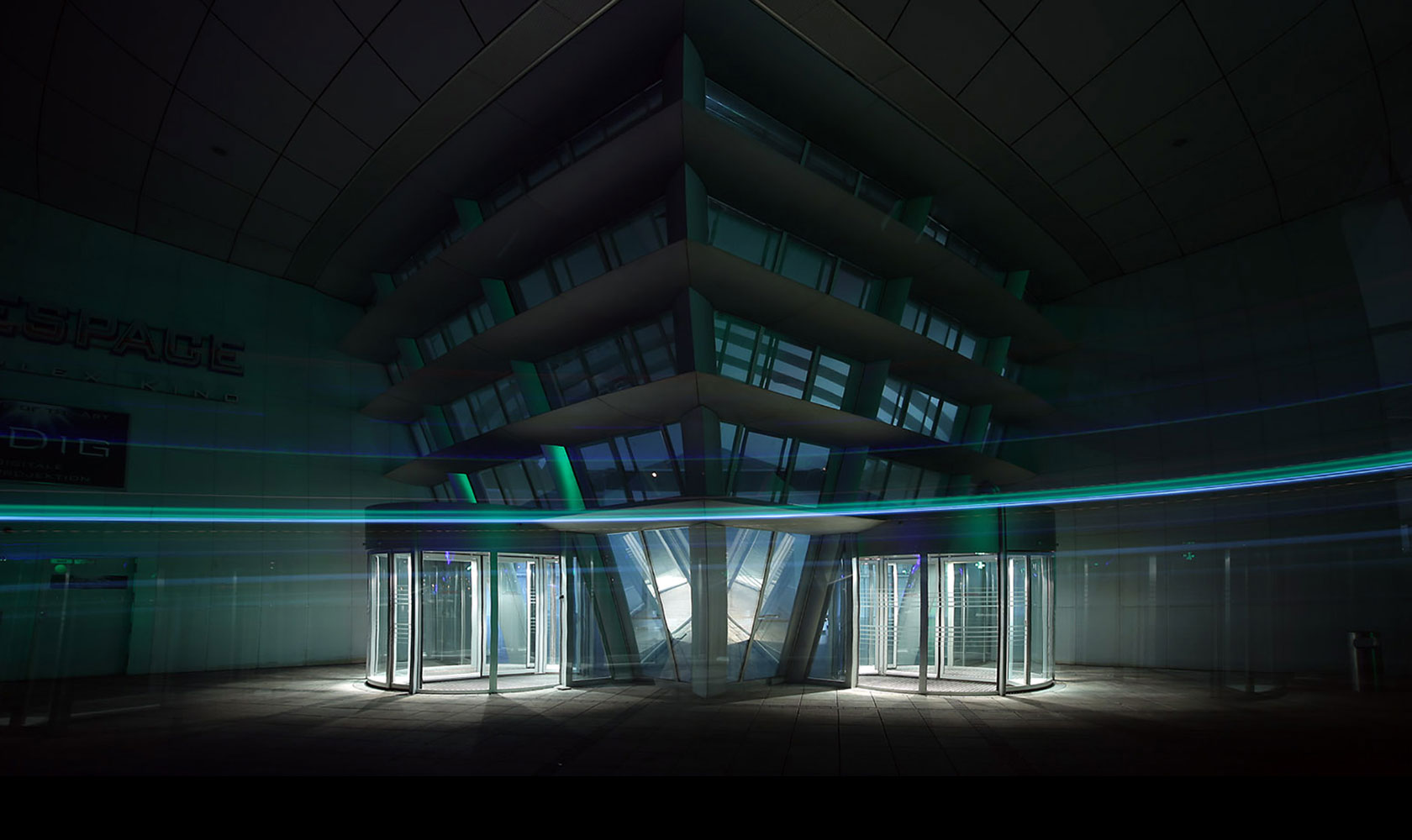 Waterfront - Light Art - JanLeonardo